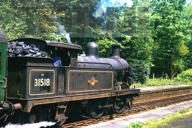 35MM SLIDE BR British Railways Steam Loco 31511 Class H Rowfant c1959 ...