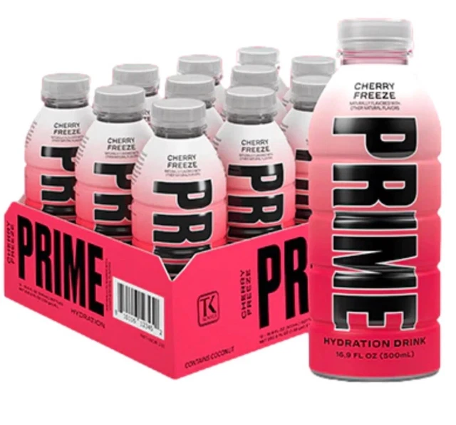 PRIME HYDRATION CHERRY Freeze The New Prime Flavour 500ml X 12 £14.99 ...