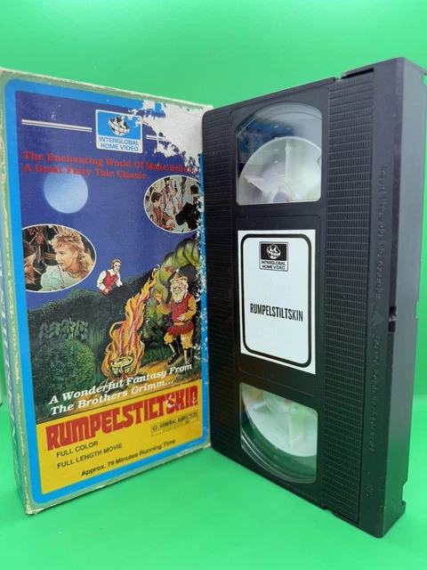 RUMPELSTILTSKIN VHS TAPE Cartoon Fairy Tale Interglobal Home Video $3. ...