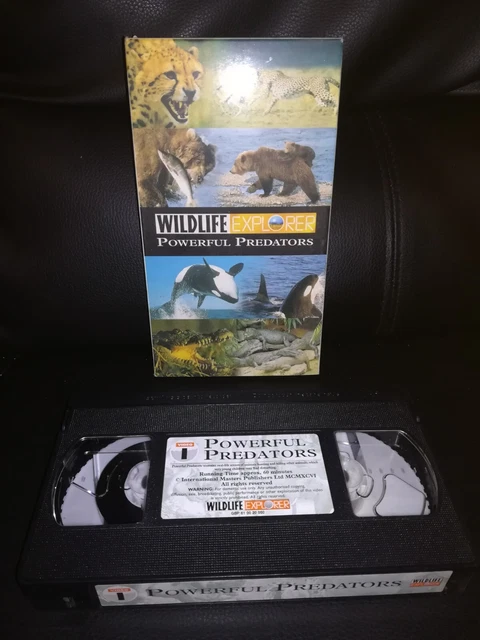 WILDLIFE EXPLORER POWERFULL predators vhs video £2.00 - PicClick UK