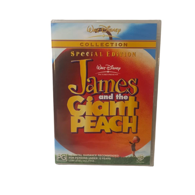 JAMES & THE Giant Peach (DVD) Movie Children Animation Disney Adventure ... JAMES & THE Giant Peach (DVD) Movie Children Animation Disney Adventure ...