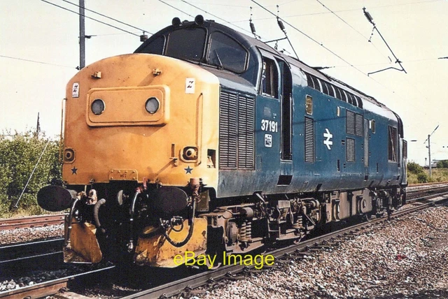 PHOTO RAILWAY 6X4 Class 37 37191 Light Engine at Coatbridge c1983 £2.00 ...