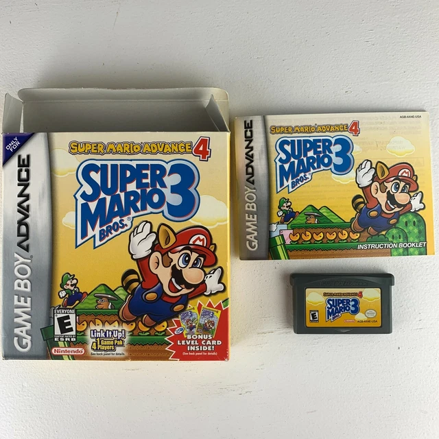 SUPER MARIO ADVANCE 4: Super Mario Bros. 3 (Game Boy Advance, 2003) EUR ...