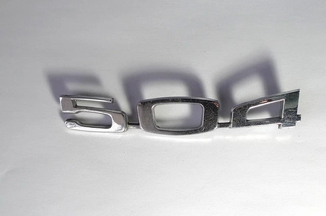 LOGO PEUGEOT 504 ancien emblème sigle monogramme capot coffre chromé ...