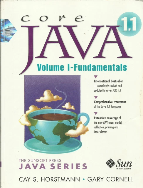 CORE JAVA 1.1 Vol. 1 Fundamentals Cay Horstmann Gary Cornell Paperback ...