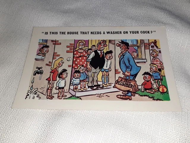 VINTAGE SAUCY SEASIDE comic postcard sunny pedro series no 181 £6.00 ...