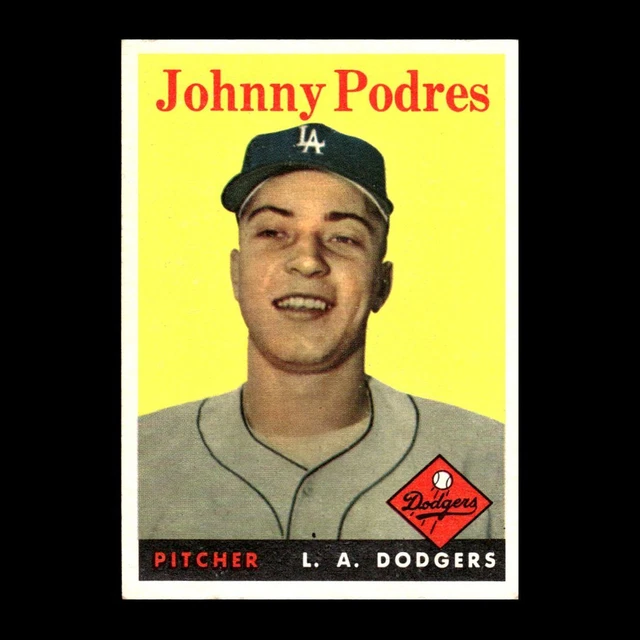 JOHNNY PODRES 1958 Topps Los Angeles Dodgers #120 EX-EXMINT 31 EUR 0,28 ...