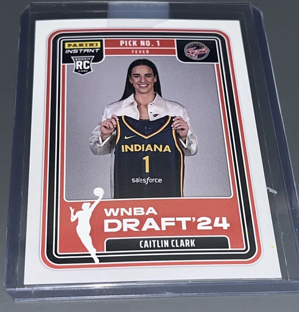 CAITLIN CLARK 2024 Panini WNBA Draft Night Rookie Card In Hand £2.32 ...
