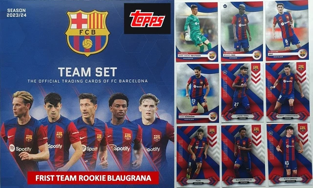 ELIGE CARDS FIRST-TEAM, ROOKIE, BLAUGRANA - Topps FC BARCELONA Team Set ...