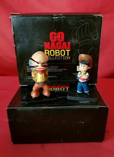 STATUE FIGURES RIGEL + MIZAR Résine GOLDORAK Robot Espace Go Nagai ...