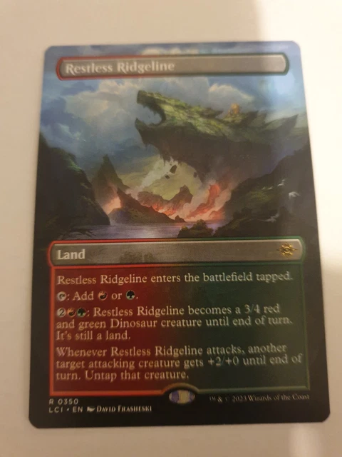 MTG LOST CAVERNS Of Ixalan - Restless Ridgeline - Borderless Rare Pre ...