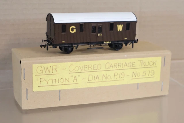 MALLARD MODELS KIT BUILT OO GAUGE GWR PYTHON A COVERED CARRIAGE WAGON 579 om $334.44 - PicClick AU