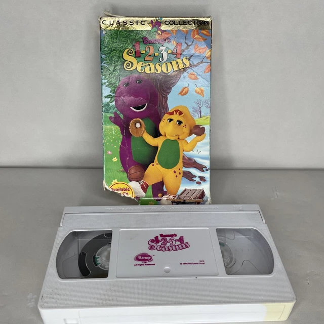 BARNEY - BARNEYS 1-2-3-4 Seasons (VHS, 1996) RARE, OOP EUR 10,34 ...