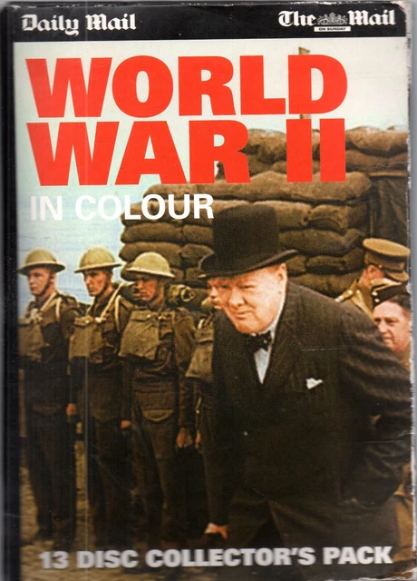 WORLD WAR II In Colour 13 Disc Collectors Pack £3.00 - PicClick UK