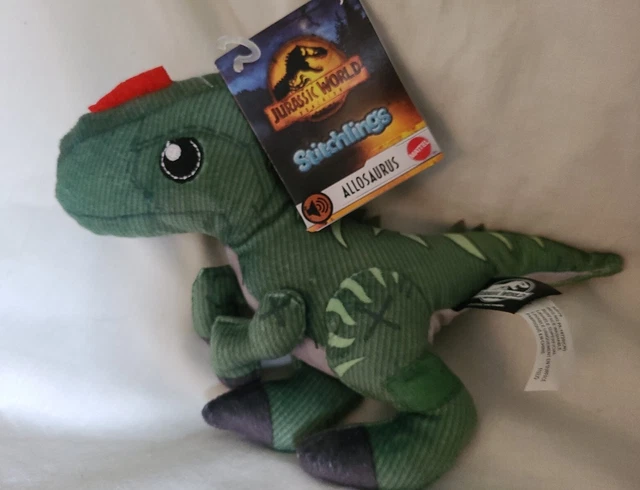 JURASSIC WORLD DOMINION Stitchlings Plush With Sound Allosaurus Toy ...