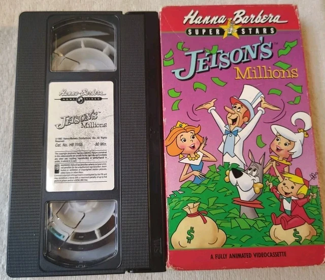 JETSONS MILLIONS VHS 1985 Video Tape Hanna Barbera Super Stars Movie ...