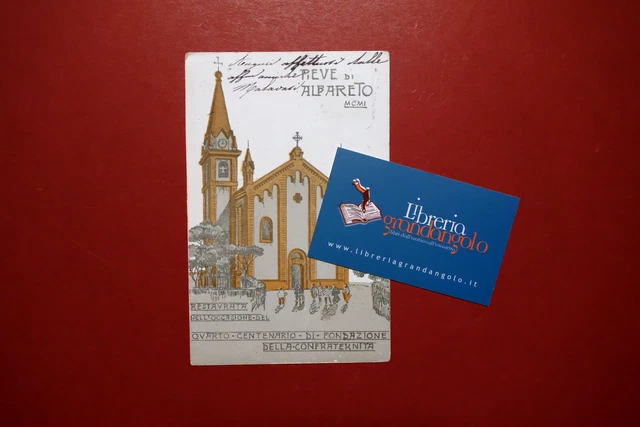 CARTOLINA PIEVE DI Albareto Modena Restauri 4° Centenario Confraternita ...