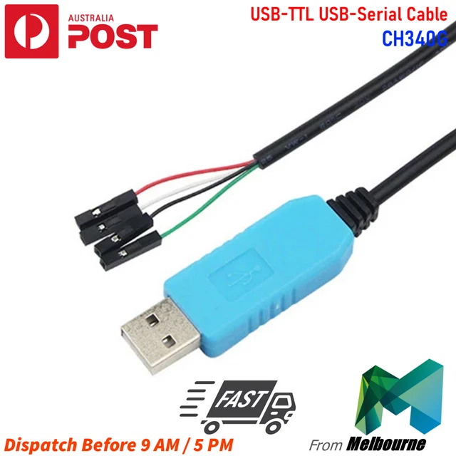 USB-TTL USB-SERIAL CABLE CH340G UART Serial Adapter Module 5V 4Pin $9. ...