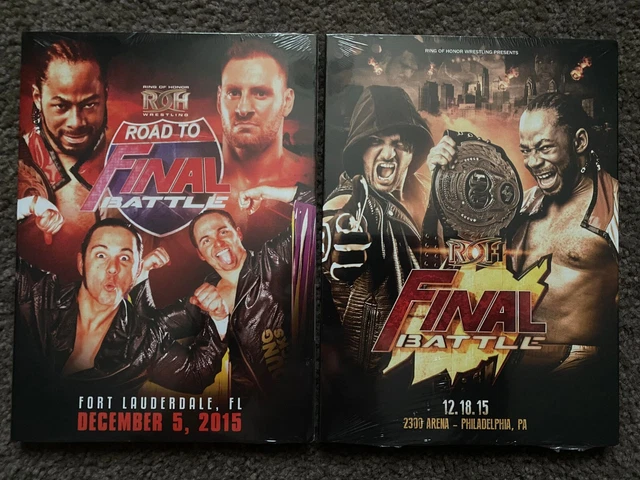 RING OF HONOR Wrestling Final Battle Road To 2015 DVD Lot WWE AEW ROH ...