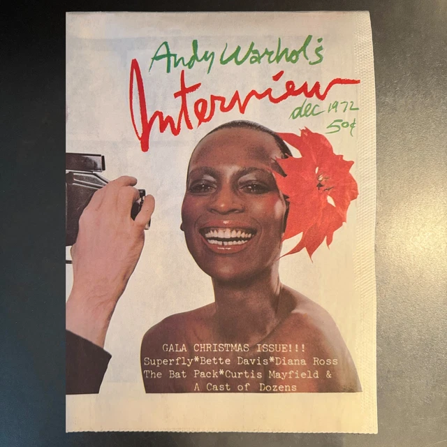 ANDY WARHOL'S INTERVIEW MAGAZINE - No 28, Dec 1972 - SuperFly, CurtisMayfield EX £150.20 ...
