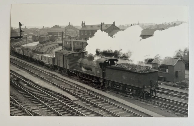 LMS RAILWAY LOCOMOTIVE Photograph - 58218 Rugby Midland Goods Yard ...
