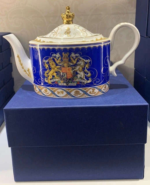 ROYAL COLLECTION TRUST King Charles III Coronation Teapot Tea Cup ...