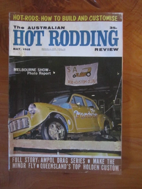 MAGAZINE THE AUSTRALIAN Hot Rodding Review May 1968 Great *** Must See ...
