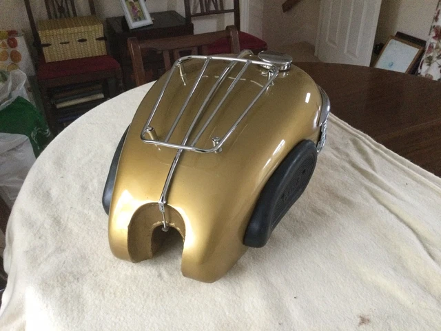 TRIUMPH THUNDERBIRD PRE Unit Petrol Fuel Tank with Fittings As Shown £ ...