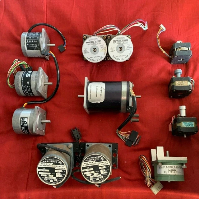 LOTS STEPPER STEPPING Motor Selsyn Synchronous Motore Passo Passo 12 ...
