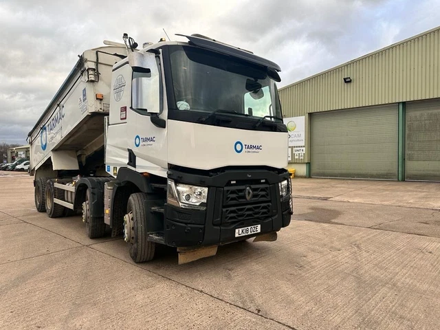 RENAULT C430 SLEEPER cab 8x4 tipper £37,500.00 - PicClick UK