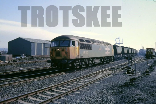 35MM SLIDE BR British Rail Diesel Loco Class 56 56132 Dawdon 1987 ...
