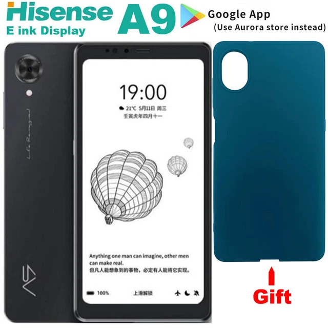 HISENSE A9 E Ink Unlocked Smartphone Reading Mobile ebook E-Reader ...