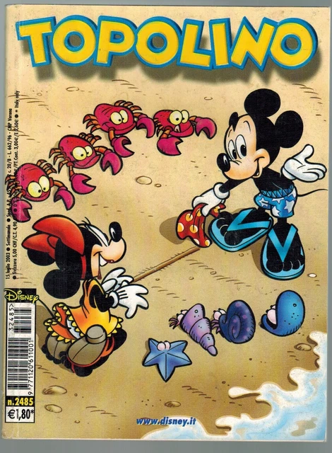 TOPOLINO N. 2485 Mickey Mouse Comics 2003 Cavazzano EUR 3,00 - PicClick IT