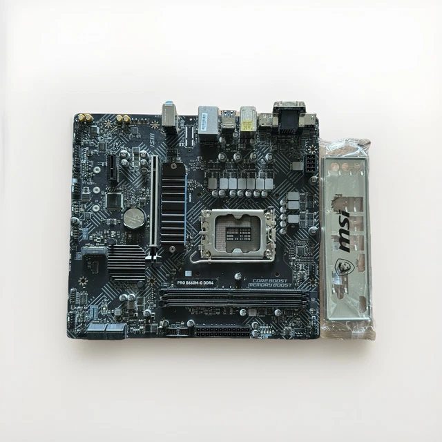 @SINGLE RAM CHANNEL ONLY@ MSI PRO B660M-G DDR4 LGA 1700 Motherboard £35 ...