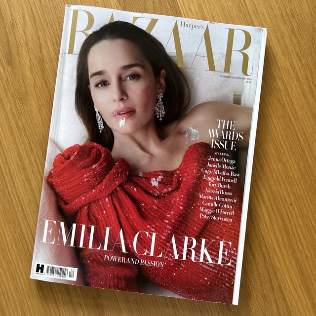 BRITISH HARPER'S BAZAAR (UK) Magazine December 2023/January 2024 Emilia ...