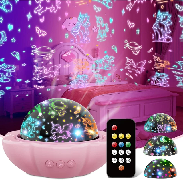 TOYS FOR 1-10 Year Old Girls,Unicorn Gifts for Girls Night Light ...