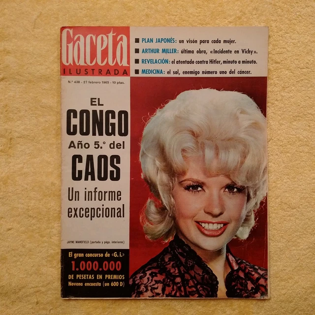 JAYNE MANSFIELD FRONT Cover 1965 Ringo STARR SORAYA £12.05 - PicClick UK