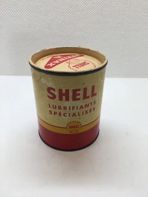ANCIEN POT DE graisse SHELL RETINAX A .. bidon huile voiture garage ...