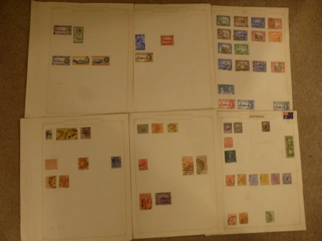 BRITISH EMPIRE / Commonwealth Collection in old album £0.99 - PicClick UK