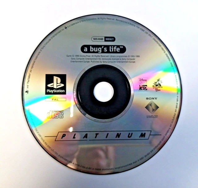 DISNEY PIXAR A Bug's Life Playstation 1 One PS1 DISC ONLY Platinum FREEPOST UK £3.99 - PicClick UK