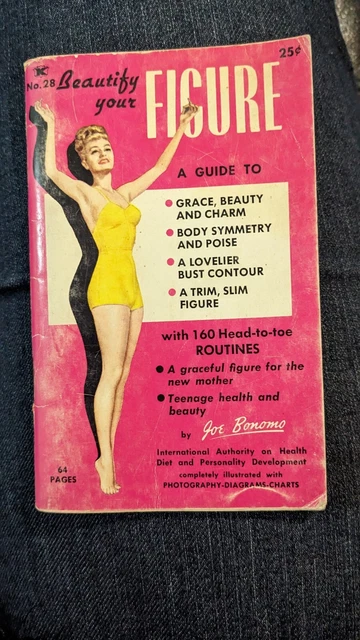VINTAGE 1960S GUIDE To Beautify Your Figure Joe Bonomo Pocket Manual ...