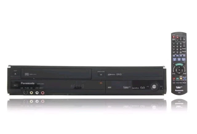 PANASONIC DMR-EZ49V VHS to DVD Recorder Combi Freeview HDMI USB Remote ...