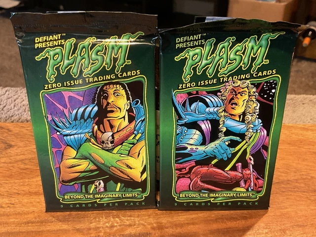 PLASM ZERO ISSUE Trading Cards ( Beyond The Imaginary Limits) 2 Packs ...