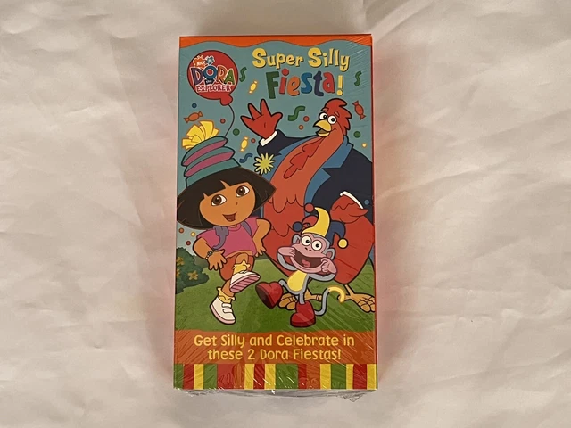 DORA THE EXPLORER - Super Silly Fiesta (VHS, 2004) New Sealed Vintage ...