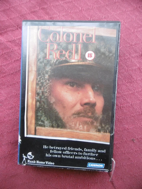 RARE RANK EX Rental Big Box VHS COLONEL REDL (1985) Historical Drama ...