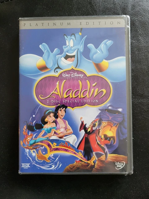 DISNEY ALADDIN PLATINUM Edition(DVD 2004 2-Disc Set Special Edition ...