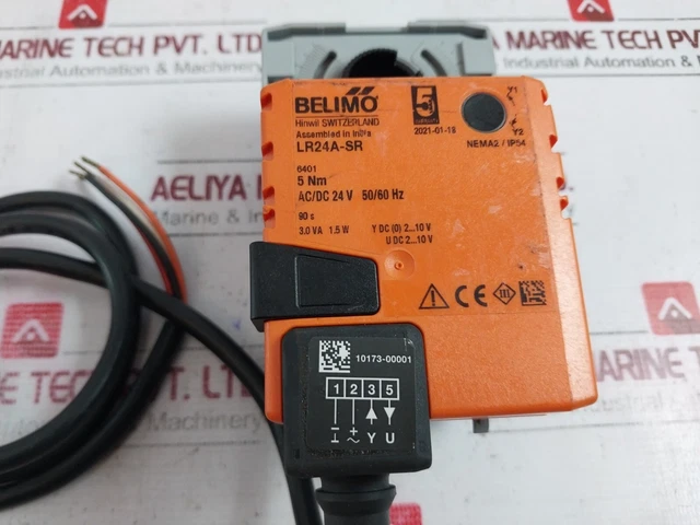 BELIMO LR24A-SR DAMPER Actuator 5 nm AC/DC 24V 50/60Hz Nema2 IP54 10173 ...