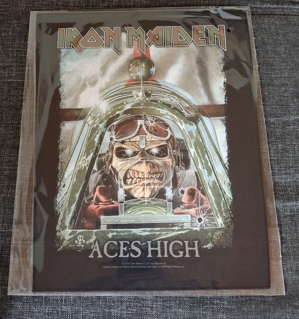 IRON MAIDEN TOUR 2025 Rückenaufnäher Patch Aces High Neu EUR 12,50 ...