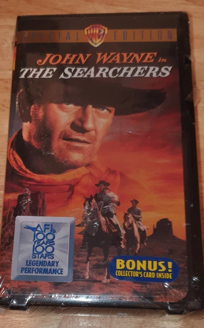 THE SEARCHERS JOHN Wayne Vhs Special Edition 1998 Warner Bros New ...