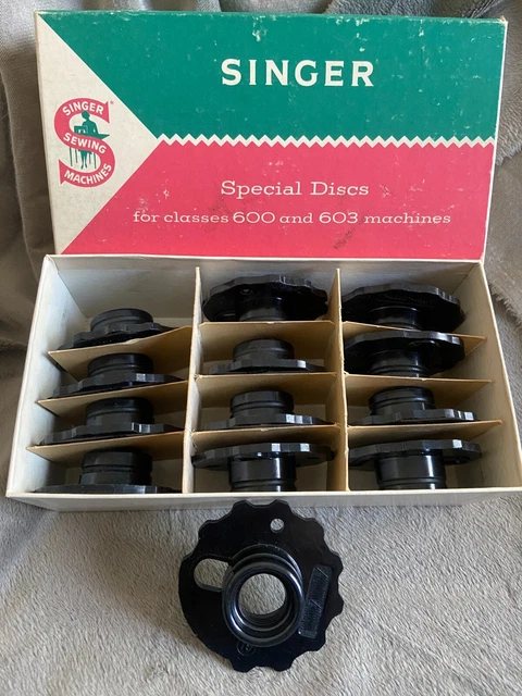 12 SINGER TOP Hat Special Disc Cams for Class 600 603 Sewing Machines ...
